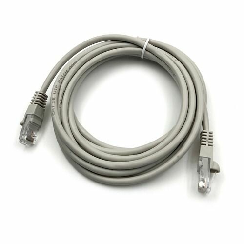Патч-корд Buro UTP-5E-3M-G-LSZH UTP, кат.5E, 3м, серый