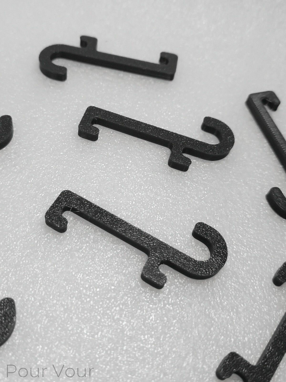 Крючки для досок Икеа Skadis, органайзер, мудборд IKEA, 10шт, черные