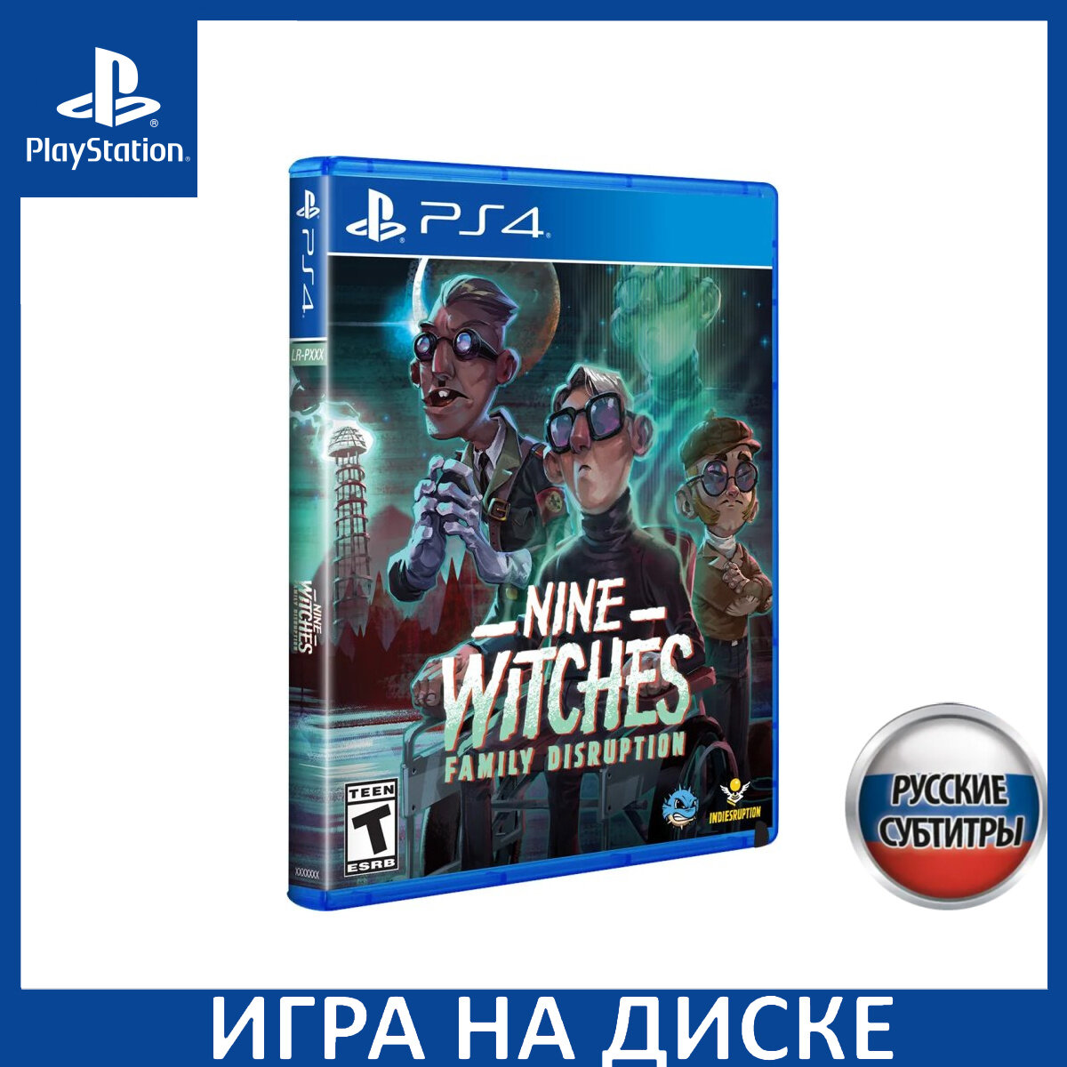 Игра Nine Witches: Family Disruption (Limited Run) Русская версия PS4 Английский язык Диск на PlayStation 4