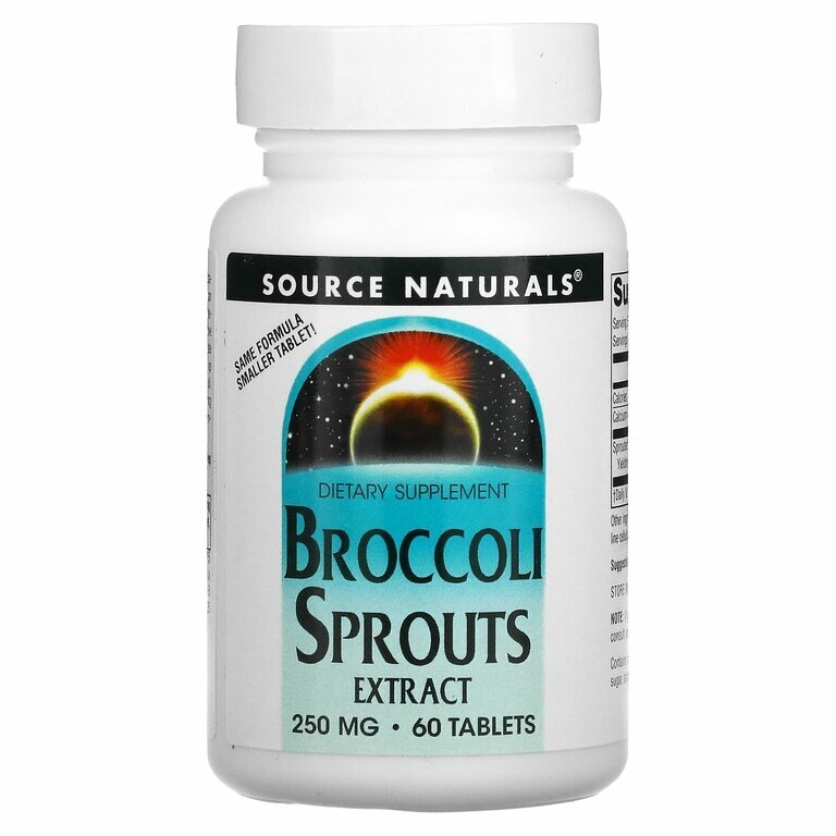 Таблетки Source Naturals Broccoli Sprouts extract, 60 шт.