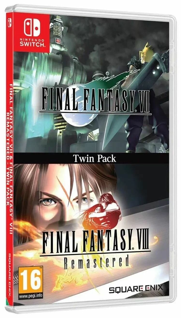 Игра Final Fantasy VII & Final Fantasy VIII Remastered (Nintendo Switch, Английская версия)