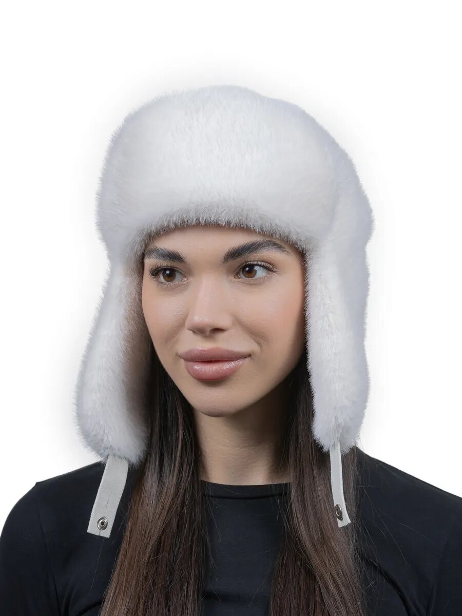 Шапка-ушанка для женщин