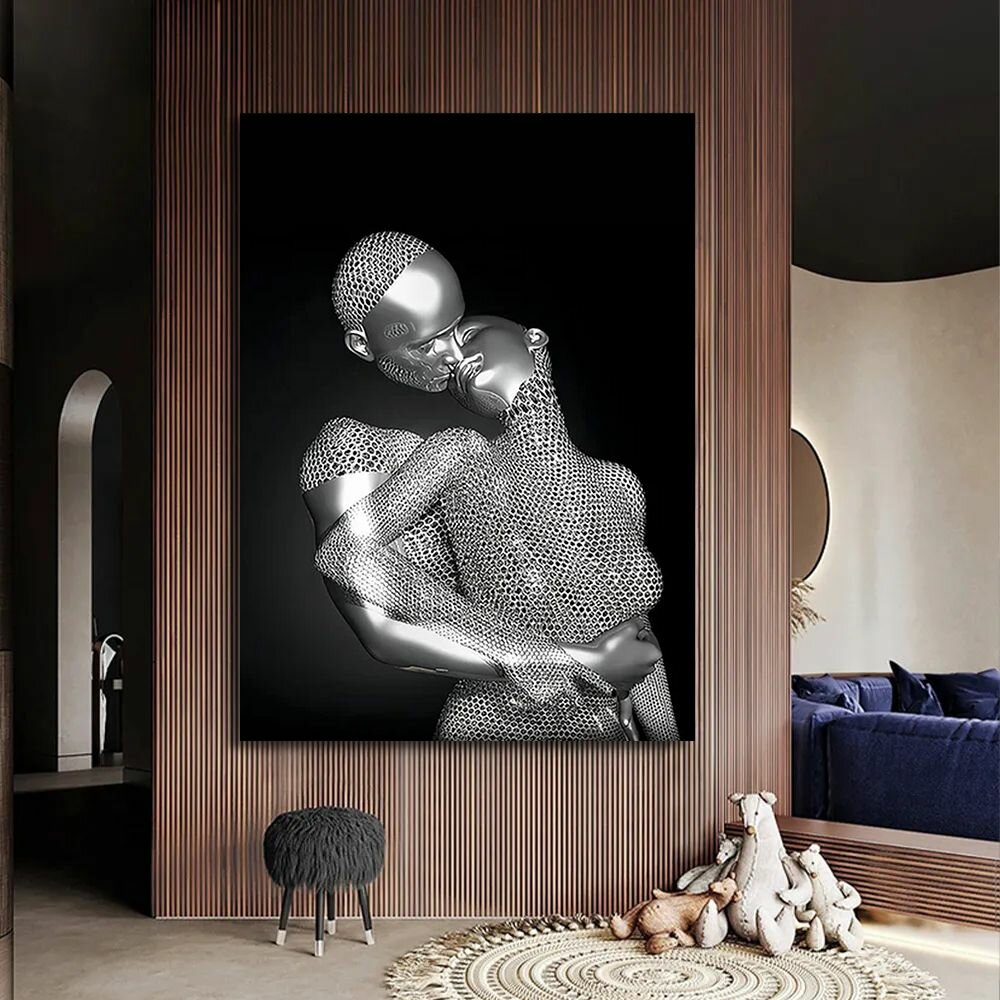 3D картина, картина на холсте с визуальным эффектом скульптуры, 30х40 см.