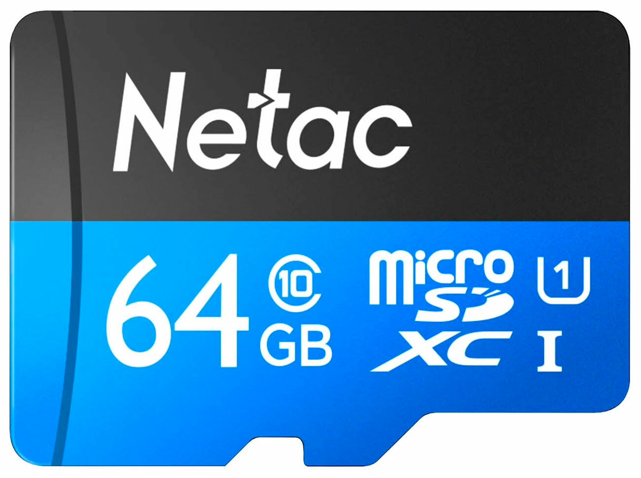 Карта памяти 64Gb microSDXC Netac P500 Standard Class 10 UHS-I U1 (NT02P500STN-064G-S)