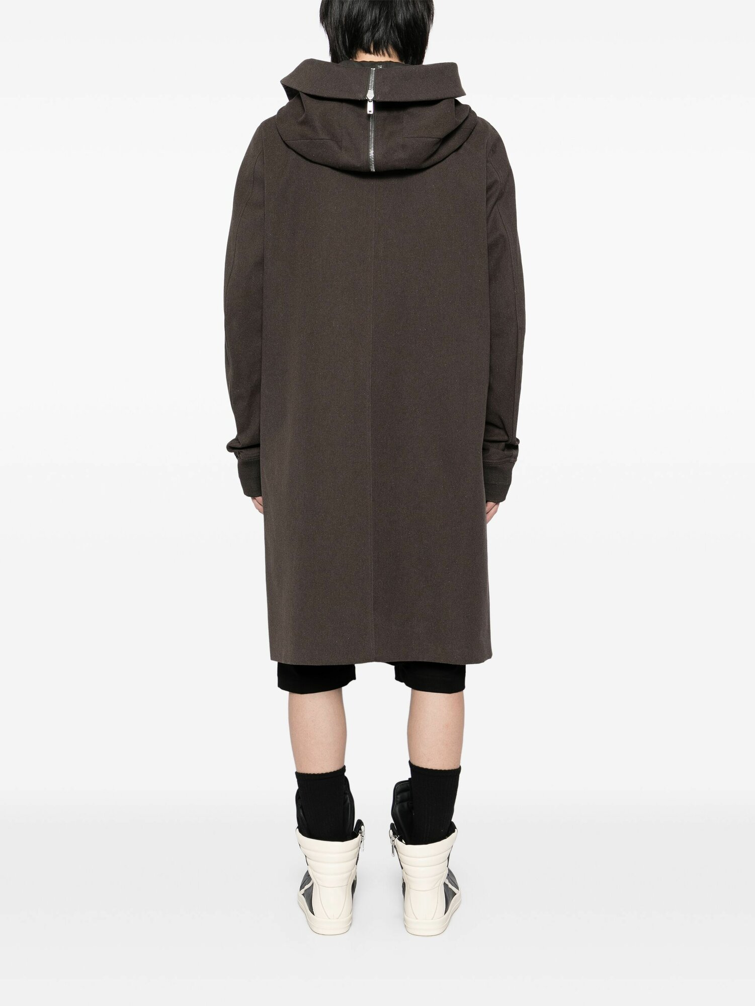 Пальто Rick Owens, размер 48, коричневый — фото 1