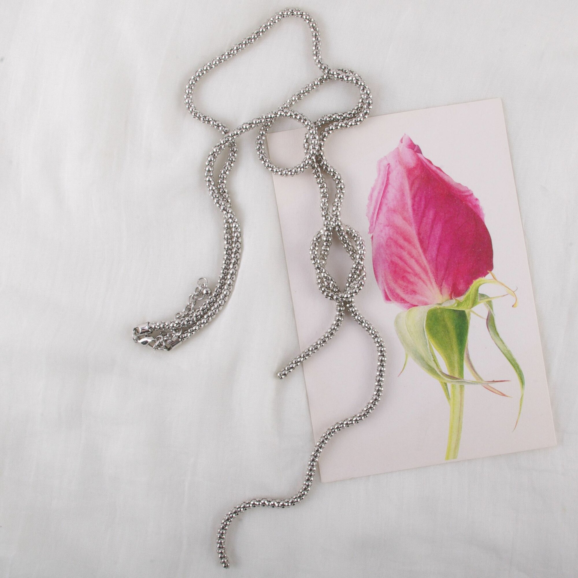 Винтажное ожерелье "Узел любви". Бижутерный сплав. Франция, вторая половина ХХ века