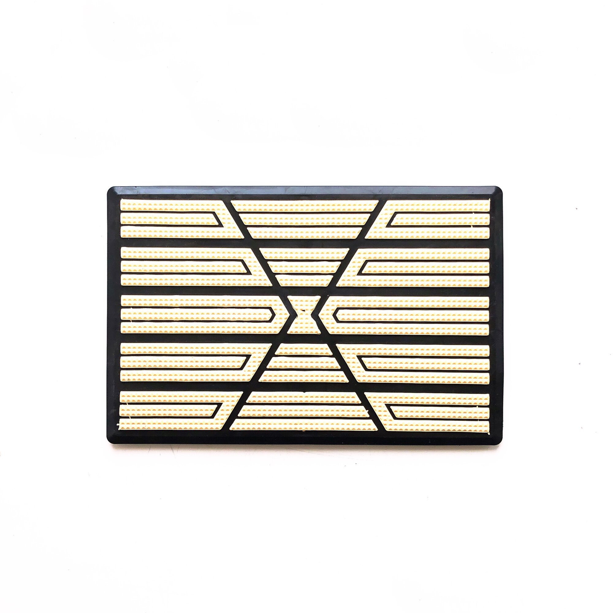 Подпятник для автоковрика полимерный, цвет бежевый