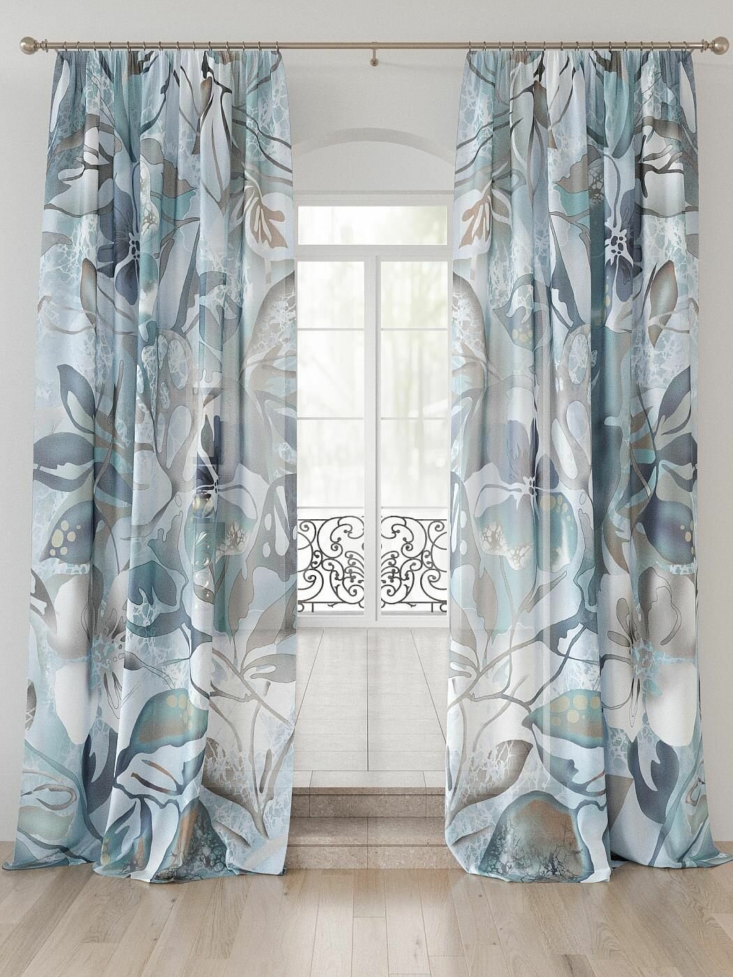 Тюль для комнаты Comfy Way / Вуаль 150х230 см / Лоуна - 17