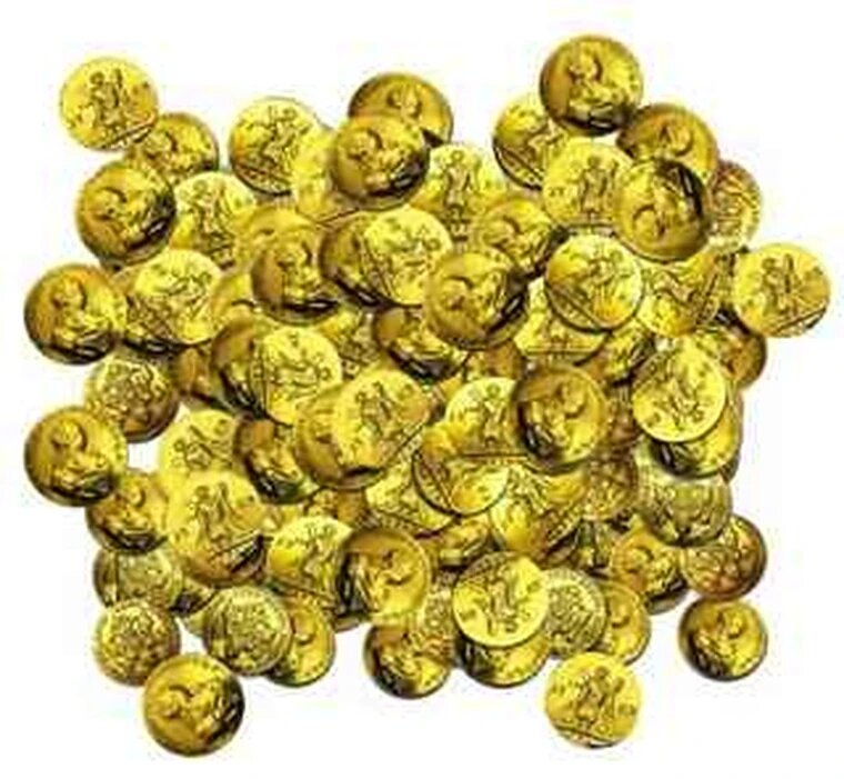 Как найти клад? Вы уже нашли клад монет 100 золотых царских червонцев Елизаветы сувенирная копия монеты, нумизматика, деньги для коллекции