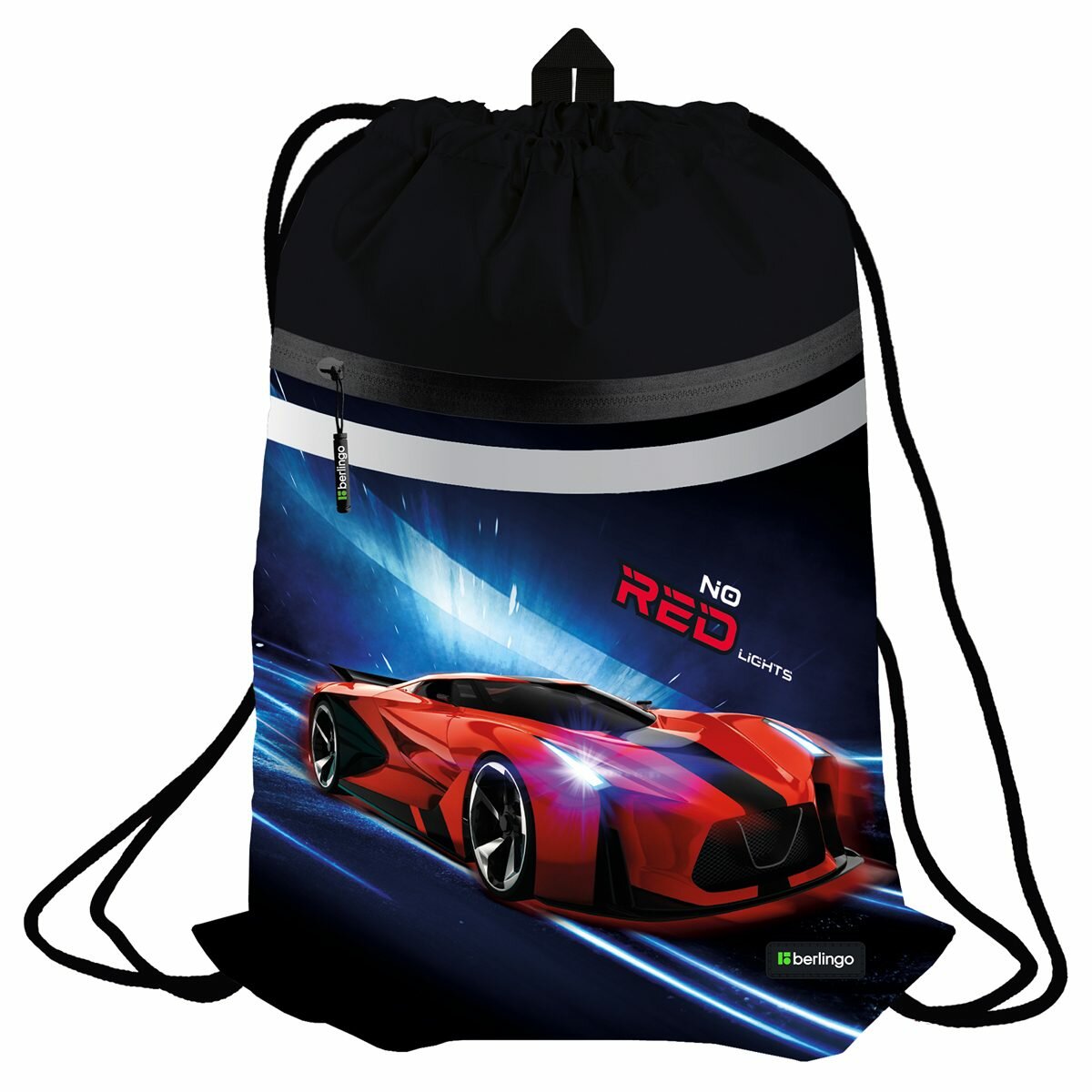 Мешок для обуви 1 отделение Berlingo "No red lights", 340x460мм, вентиляционная сеточка, СОП (SB-EXM-1022)