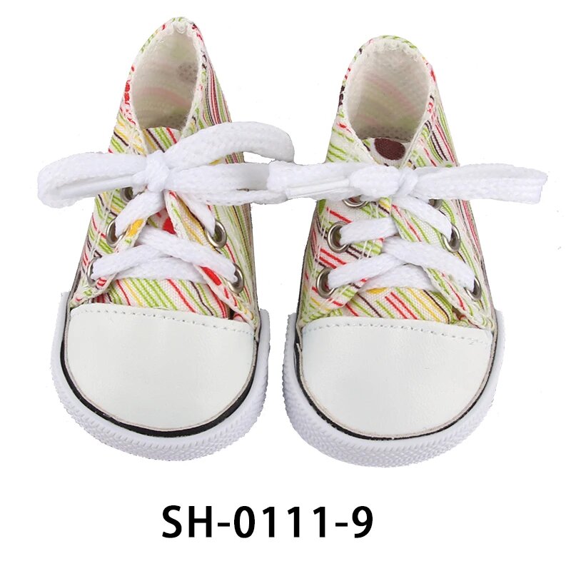 Кроссовки для кукол 18 дюймов Белый, SH-0111-9