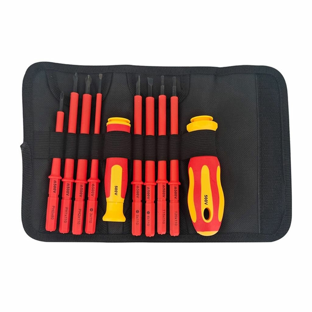 Изолированный набор отверток VDE с сумкой