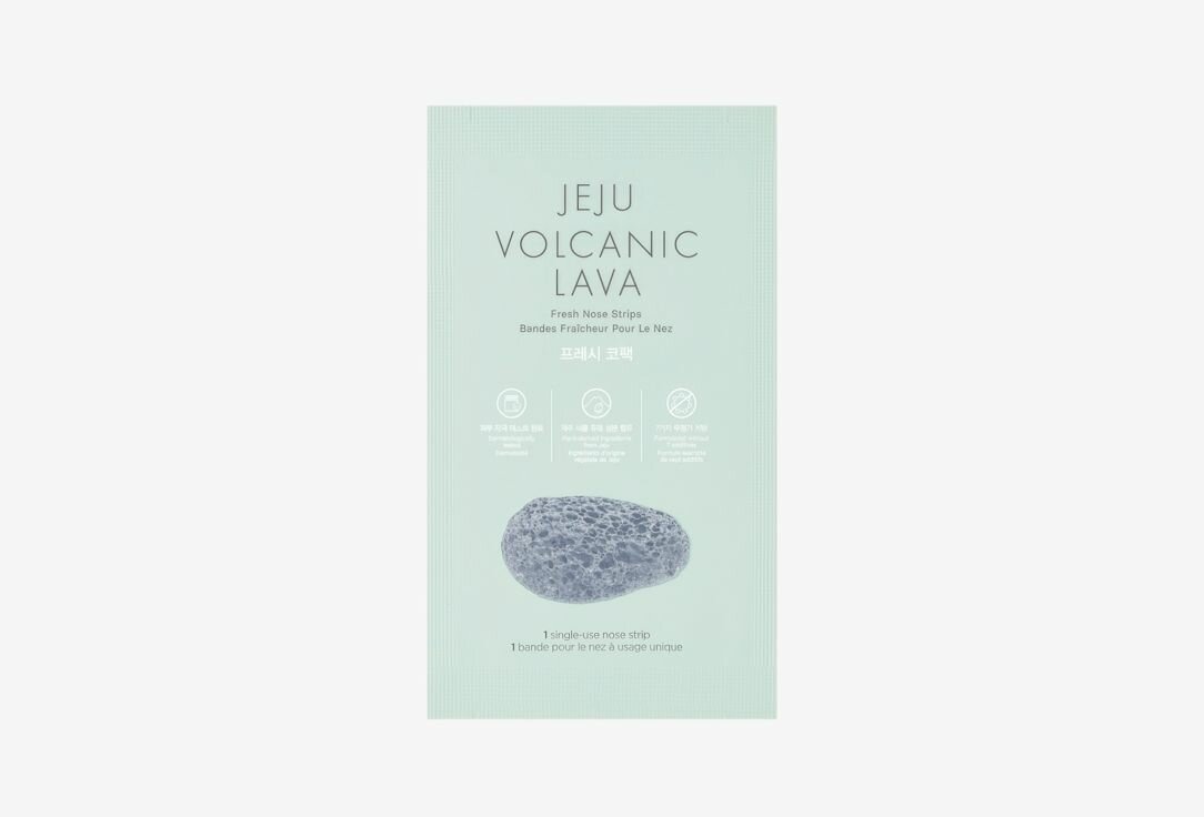 Очищающие полоски для носа THE FACE SHOP Jeju volcanic lava fresh nose strips