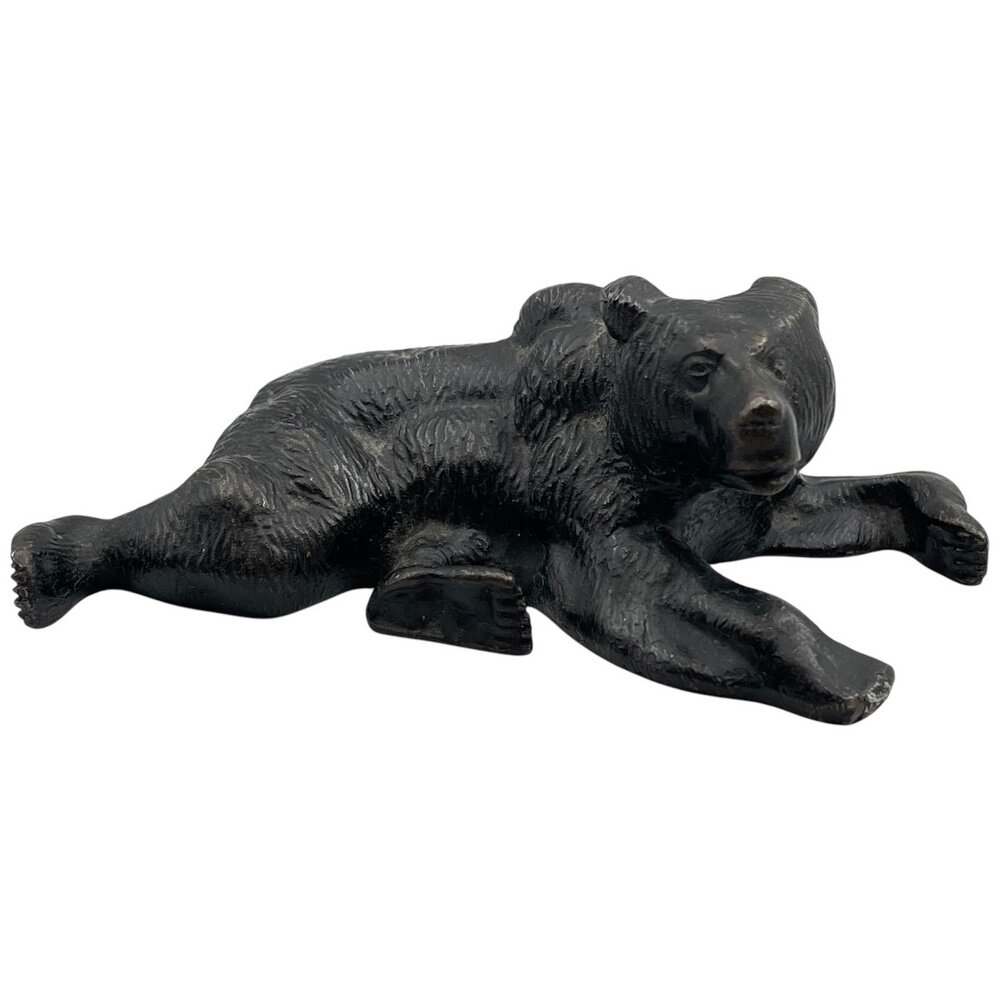 Чугунная статуэтка "Медведица (пресс-папье)" (м/р) 1960 г. Автор Н. И. Либерих, Касли, СССР