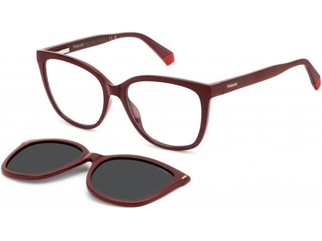 Оправа с солнцезащитным клипоном POLAROID PLD 6229/CS C9A Red (207375C9A55M9)