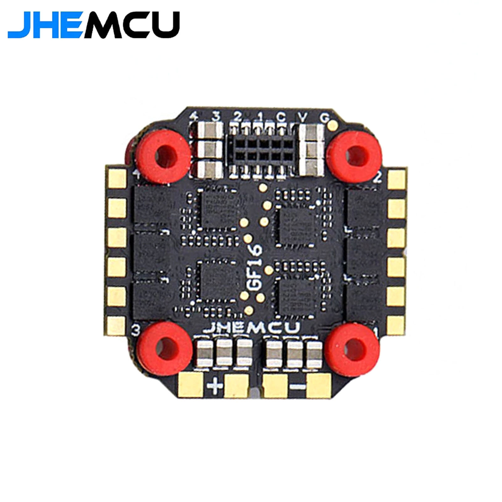 13A Одиночный ESC 2-4S GF16 Бесщеточный ESC для радиоуправляемых автомобилей, дронов, самолетов, высокая производительность, высокая эффективность, водонепроницаемый, черный