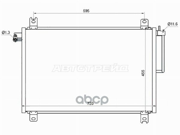 Радиатор кондиционера Chevrolet TrailBlazer 01-10 / GMC Envoy 02-08 Sat арт. ST-CH07-394-0