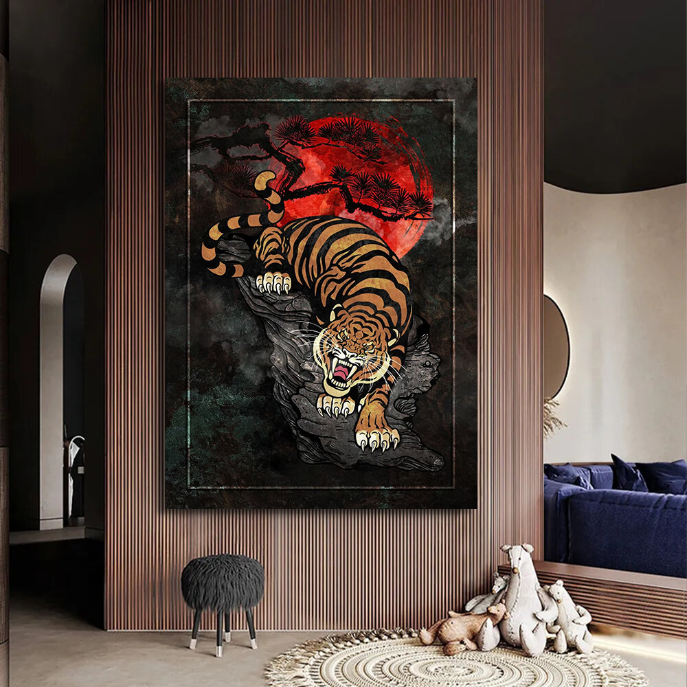 Картина на холсте "Инь-Ян", 20x30 см, в раме, на подрамнике, хлопковый холст