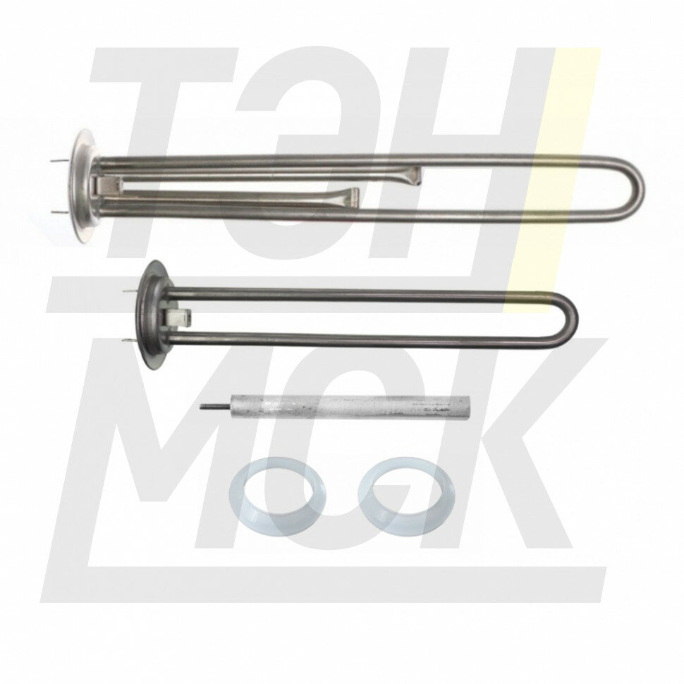 Комплект для водонагревателя Thermex (ТЭН RF 700Вт и 1300Вт+анод М4+прокладка 2шт), нерж, 900 039, 30467