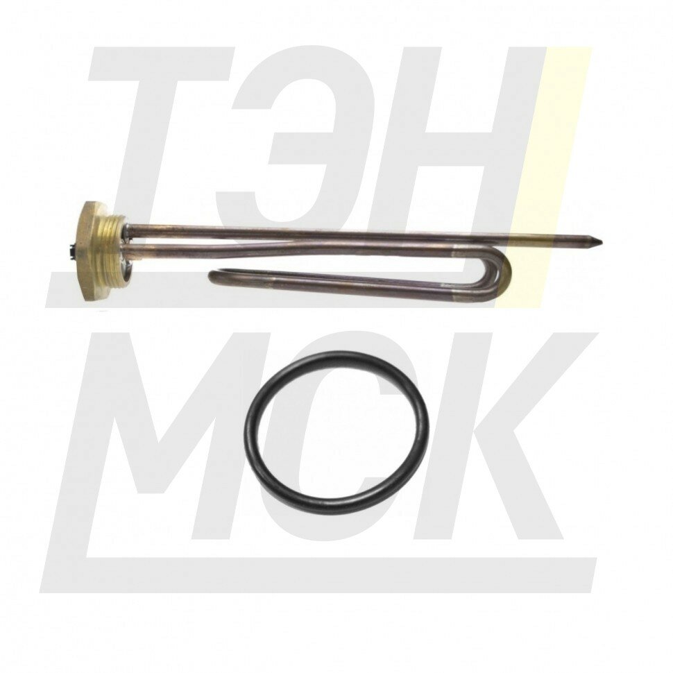 Комплект ТЭН 1,5 кВт (1500 Вт) RCT, резьбовой 42 мм для Real BM 390, Ariston, De Luxe, Thermex, под анод М6 + прокладка, 20296K1
