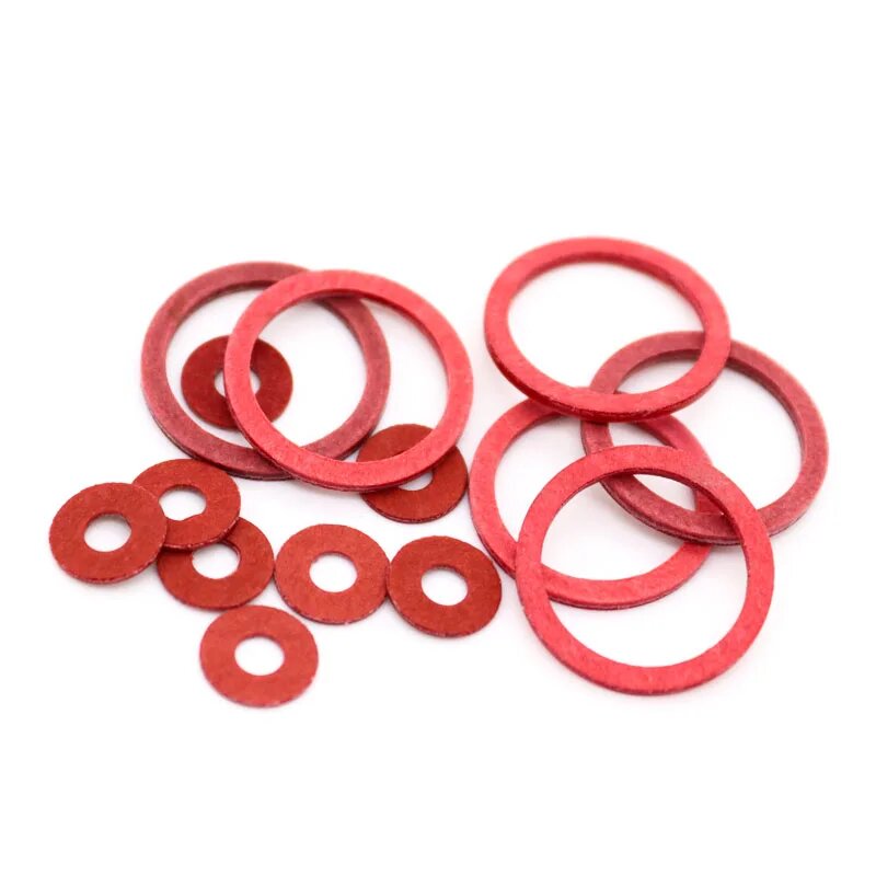 50/200 шт. M2 M2 M2 M2, 5 _ M14 M16 изолирующая плоская изоляционная прокладка из красной стальной бумаги, прокладка-кольцо