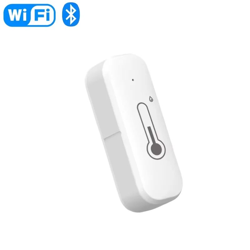 Датчик температуры и влажности Wi-Fi Bluetooth, Цвет: 1pcs