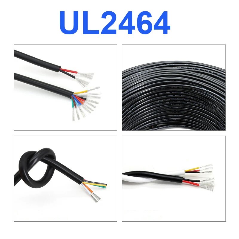 Медный кабель UL2464 2-6 жил 3 Cores, 28 AWG 10meters