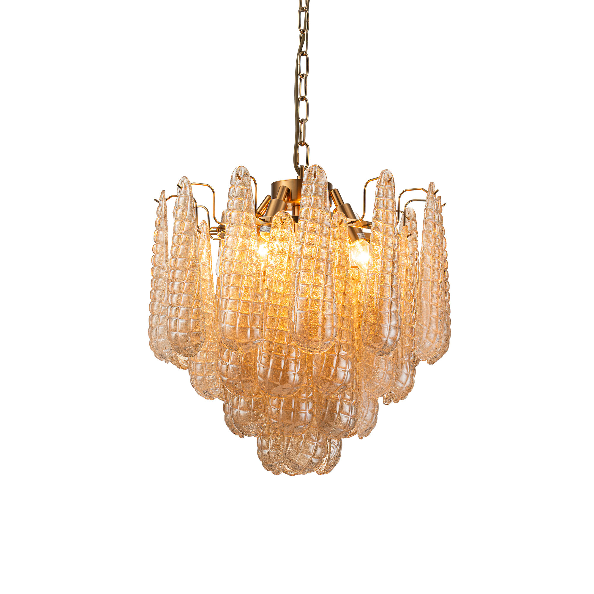 Люстра Morissette S, Металл, Стекло