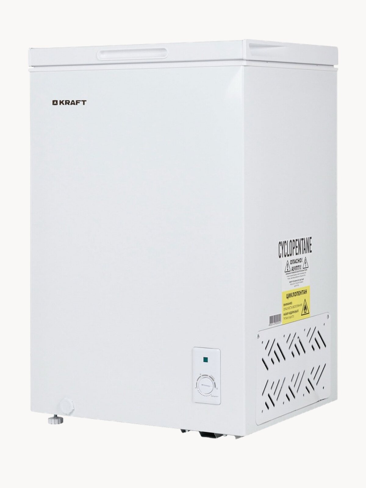 Морозильная камера Kraft BD (W)-107RX, ларь 100 л, морозильник, режим холодильника, зимний пакет, класс А+