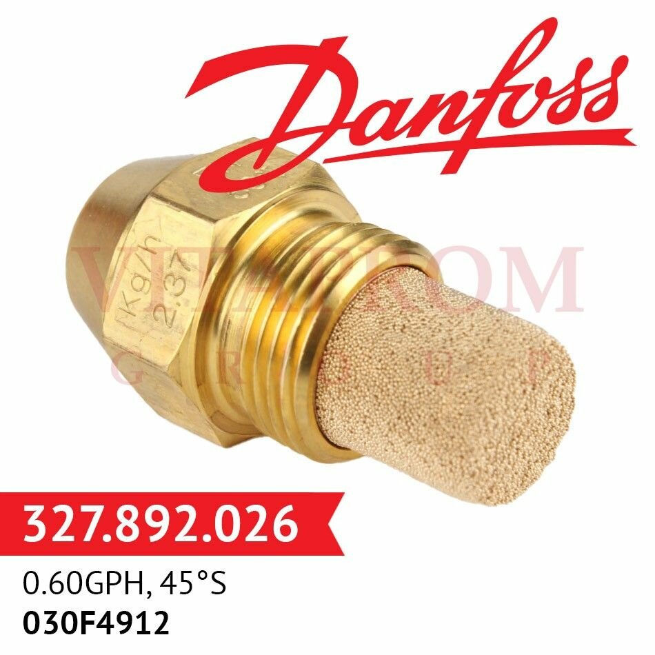 Форсунка Danfoss 0.60GPH, 45S, 030F4912 — фото 1