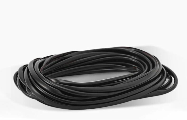 Защитный декоративный молдинг для дверей автомобиля, гибкий, длина 5 м, черный