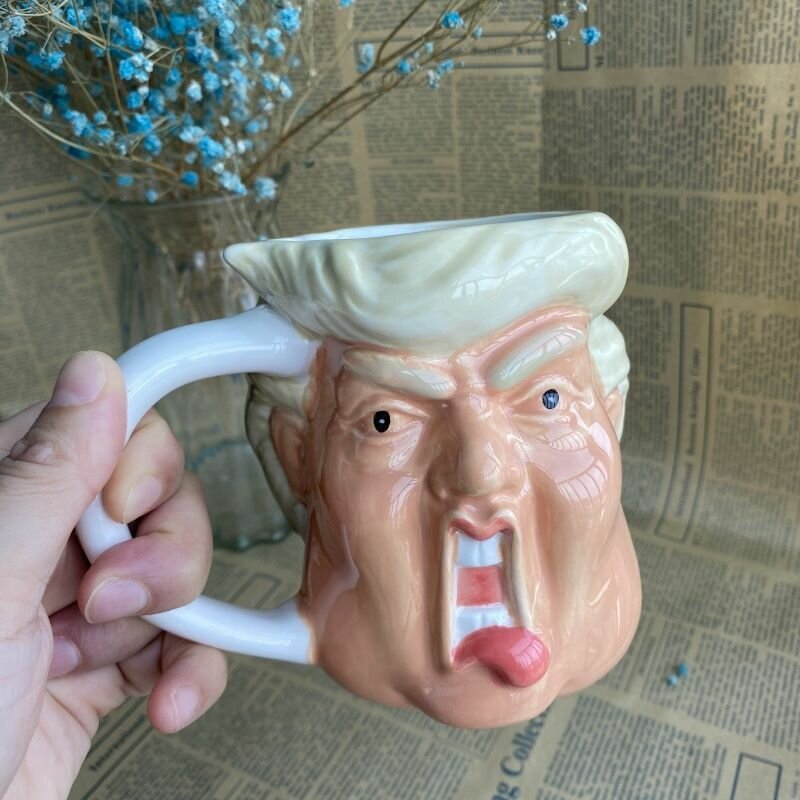 Кружка "Президент Трамп", керамическая, для офиса, кофейная, American personality
