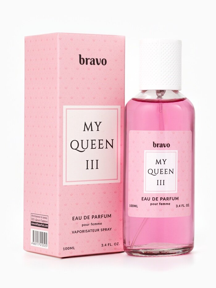 Парфюмерная вода женская Bravo My Queen, 100 мл 10952902