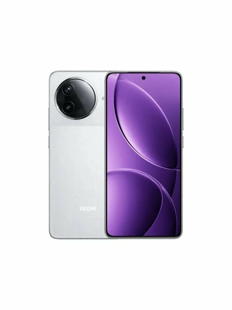 Xiaomi Смартфон Redmi K80, CN, Мобильная платформа третьего поколения Snapdragon 8, NFC,6550mAh, 12/256 ГБ, белый