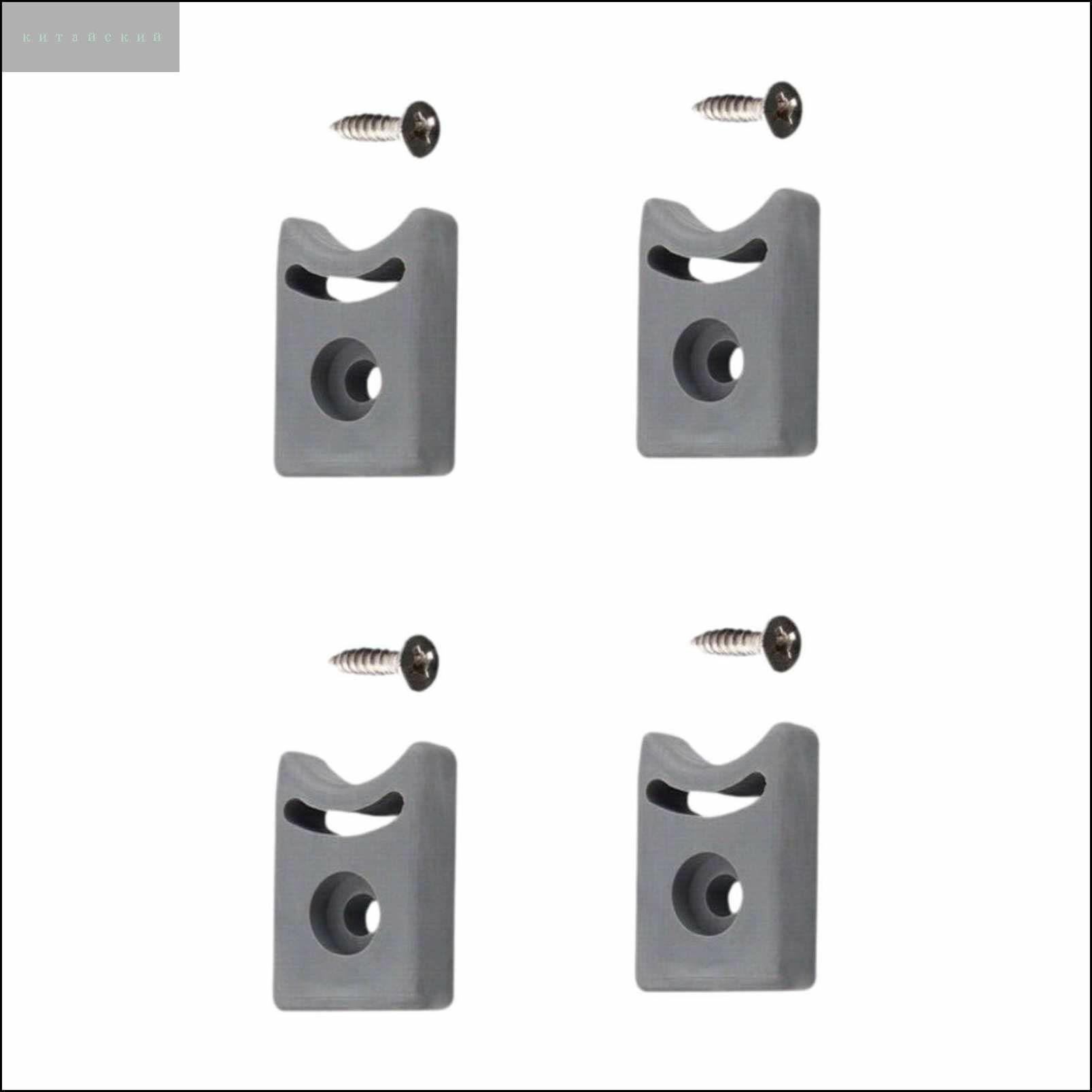 Набор из 4 резиновых упоров для душевой кабины, аксессуары колес, бамперы дверей дома