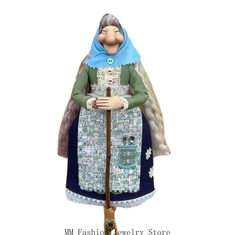 Кухонная ведьма из вискозы Green skirt witch