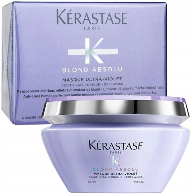 Kerastase Blond Absolu Masque Ultra-Violet-Маска фиолетовая, нейтрализующая желтые полутона 200 мл