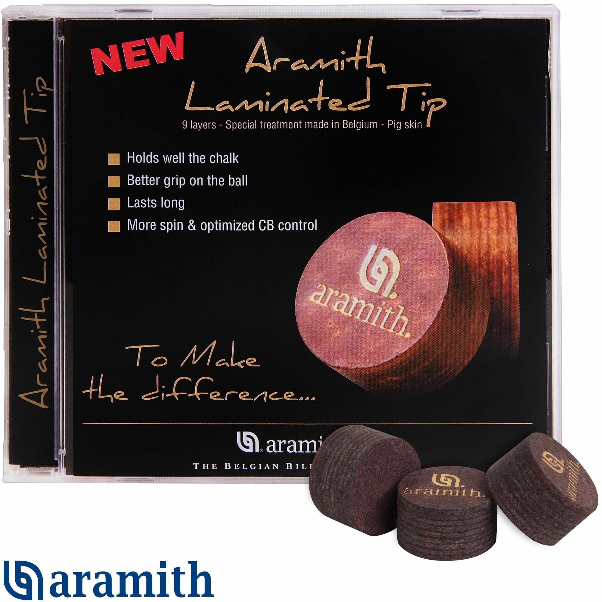 Наклейка для кия Aramith 13мм Medium, многослойная, 1шт.