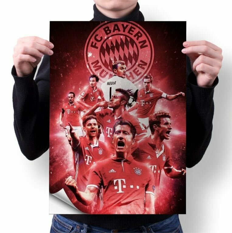Плакат А3 принт Бавария, Bayern №8