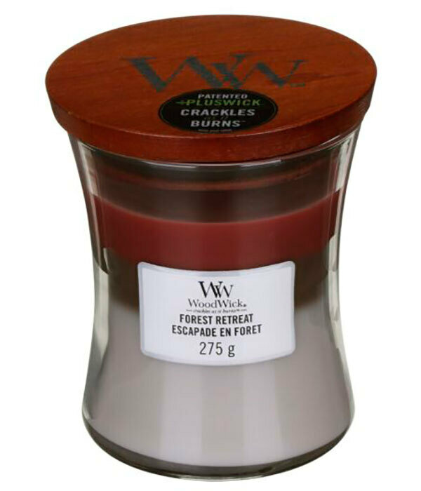 Woodwick/ Свеча средняя трилогия Ретрит в лесу 275гр.
