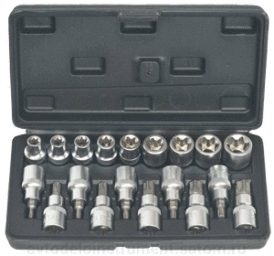 AVTODELO 39840 Набор головок TORX E10-E24 Т20-Т70 АвтоDело 39840
