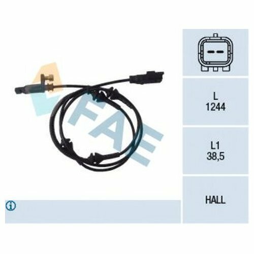 Датчик ABS Fae 78089 для Citroen C5 II, III, C6; Peugeot 407, 508 I