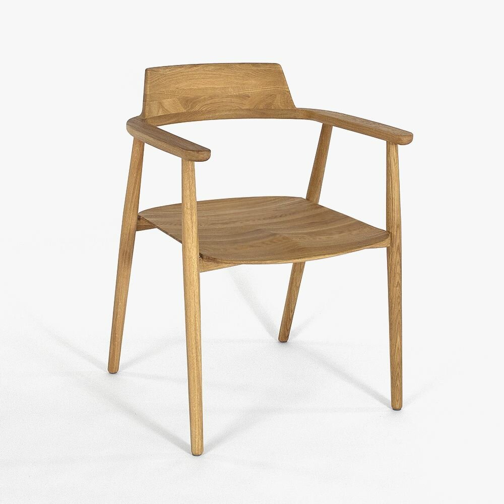 Стул Страсбург дуб тон натуральный для дома/для гостиной/для столовой/для кафе/кухонный стул/стул кухонный