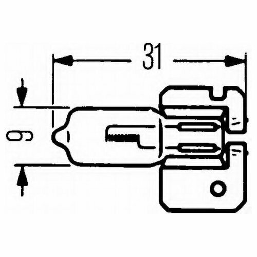 Лампа накаливания Hella 8GH002857241