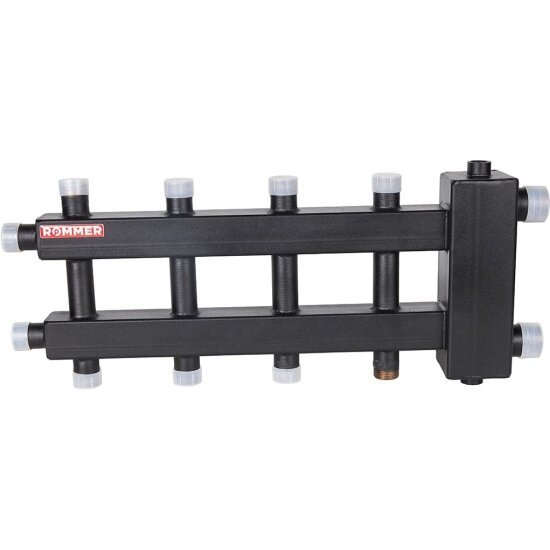 Коллектор Rommer с гидроразделителем на 2+2+1 контура