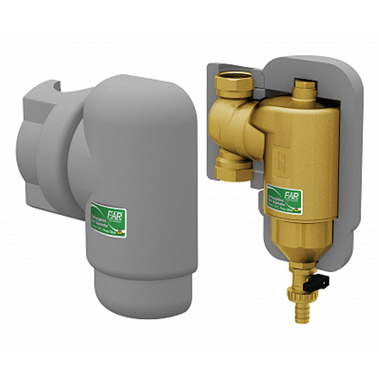 Грязеуловитель Far с поворотным соединением, в теплоизол. 3/4"