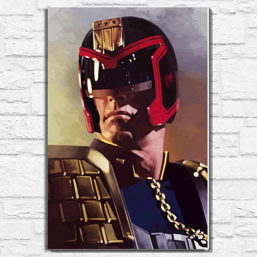 Картина по номерам на холсте фильм судья Дредд (Judge Dredd) - 15062 В 60x40