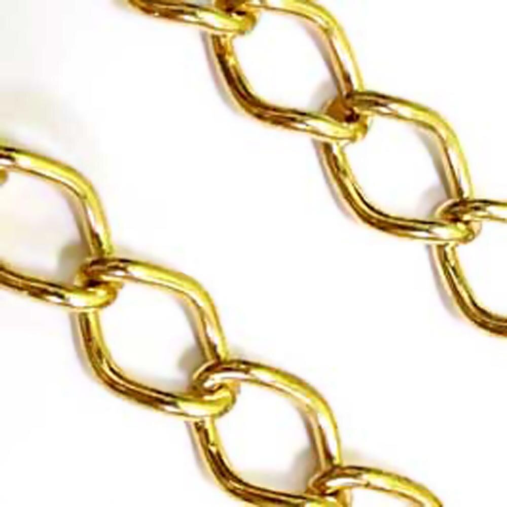 Цепочка 0001810 золотой цвет 15x11 мм, цена за 1 м.