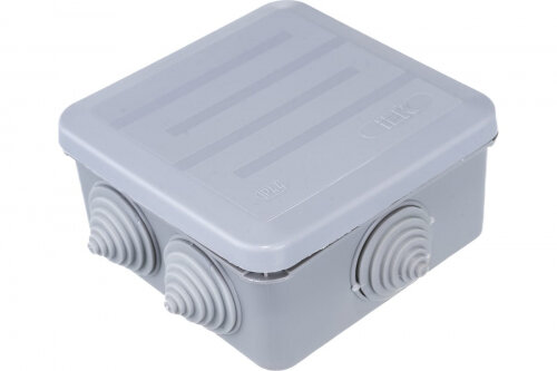 Коробка распаячная Iek ОП 100х100х50 IP44 КМ41255 UKOZ11-100-100-050-K41-44