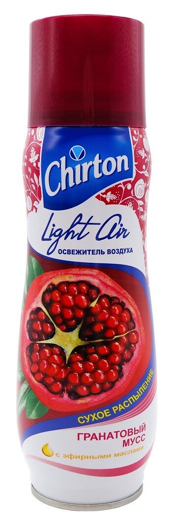 Набор из 3 штук Освежитель воздуха Chirton Light Air гранатовый мусс 300мл